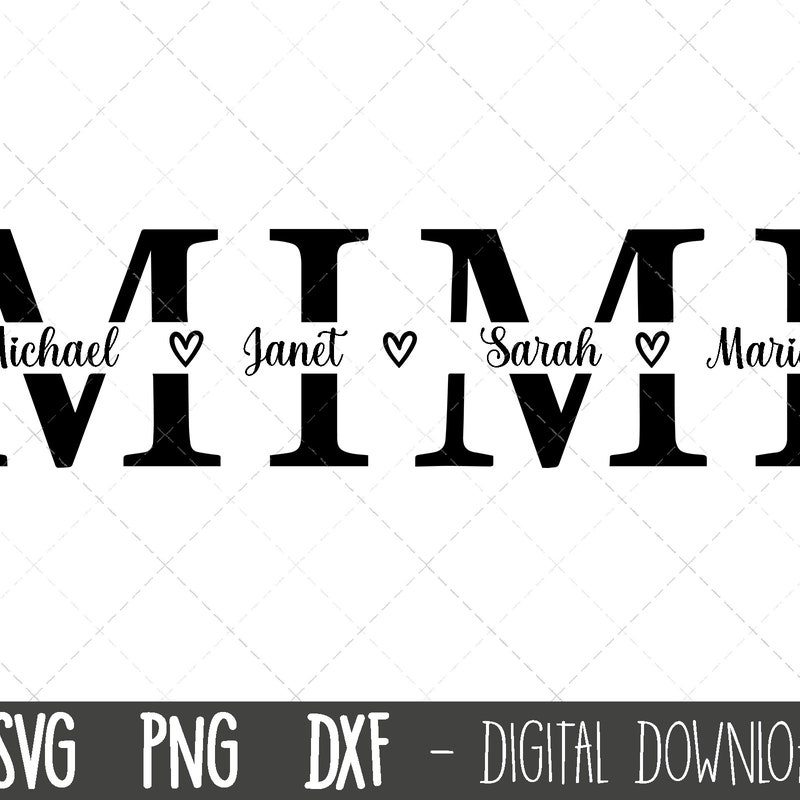 Mimi Svg - Etsy