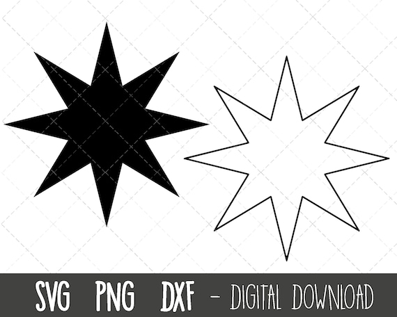 Star Svg Bundle 8 Point Star Svg Star Svg Star Clipart - Etsy