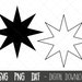 Star Svg Bundle, 8 Point Star Svg, Star Svg, Star Clipart, Holiday Star ...