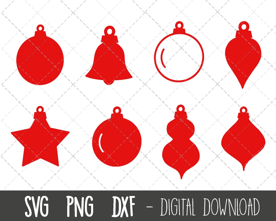 Christmas Bauble Svg, Christmas Set Svg, Christmas Bauble Set Svg ...