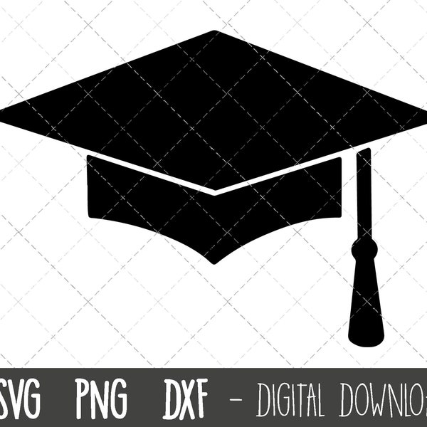 Graduation Hat Svg - Etsy