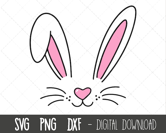 Hasenohren SVG Oster svg Oster svg Hase png Hase Clipart | Etsy