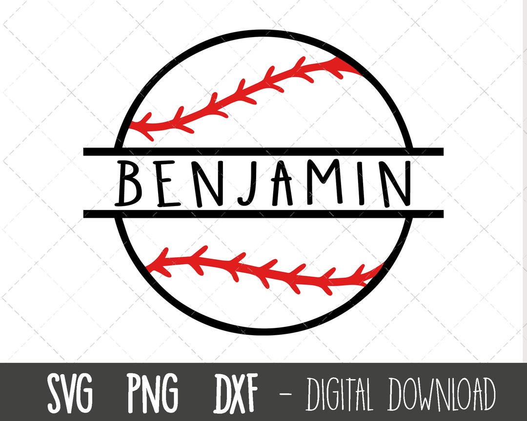 Baseball Svg, Baseball Split Name Frame Svg, Name Frame Svg, Ball Svg ...