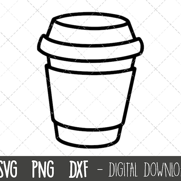 Coffee Cup Svg - Etsy