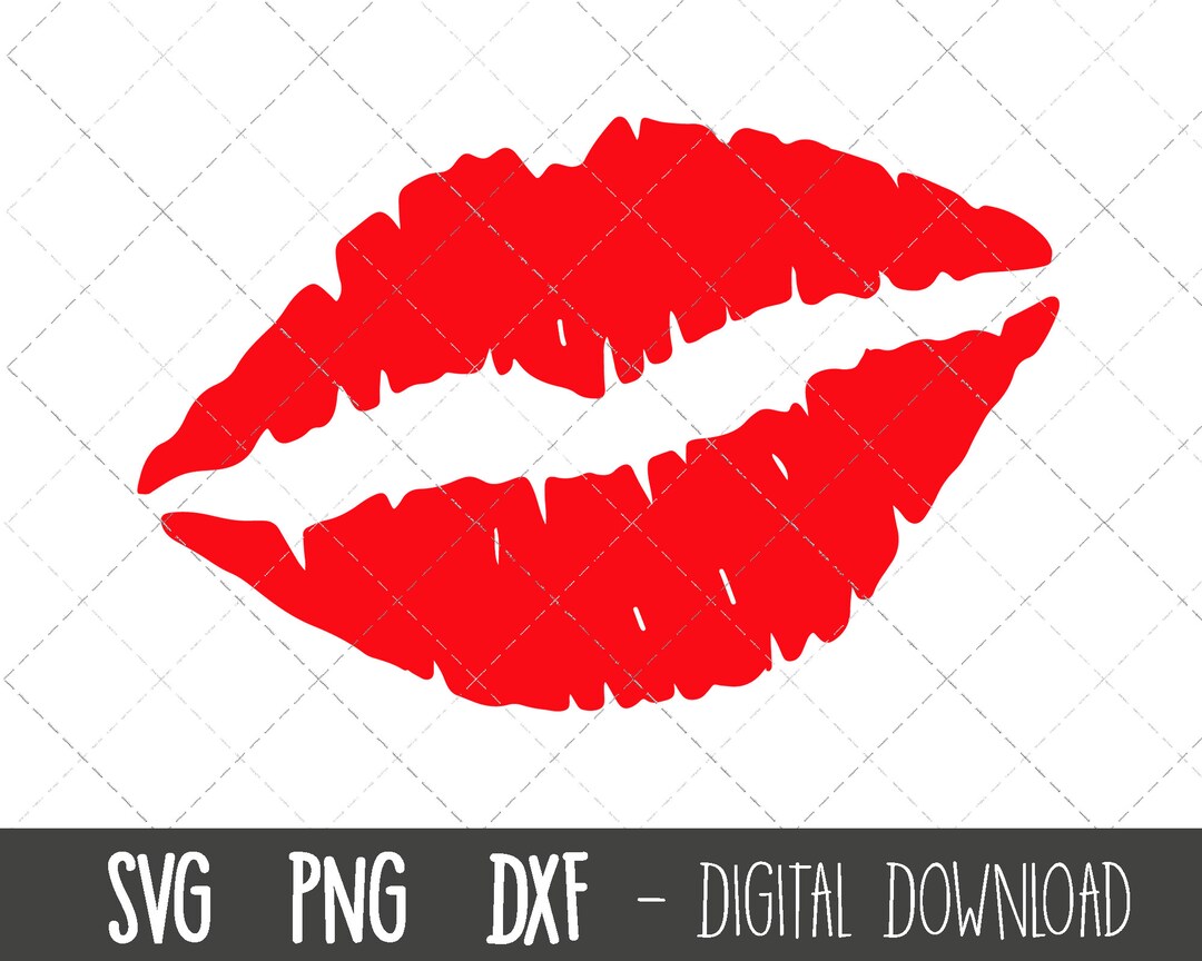Red Lips Svg, Lips Svg, Valentine Svg, Red Lips Png, Love Svg, Png, Dxf ...