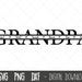 Grandpa SVG, Grandfather Svg, Grandpa Split Name Frame Svg, Grandad Svg ...