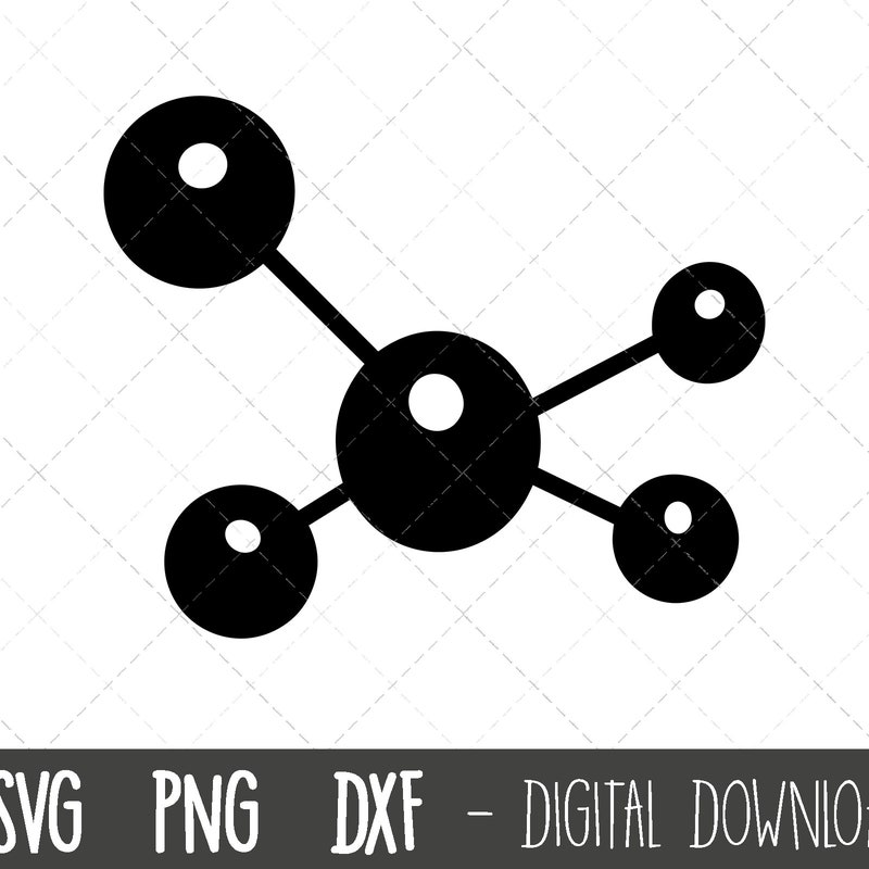 Molecule Svg - Etsy