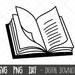 Open Book Svg, Book Clipart, Books Svg, School Svg, School Clipart ...