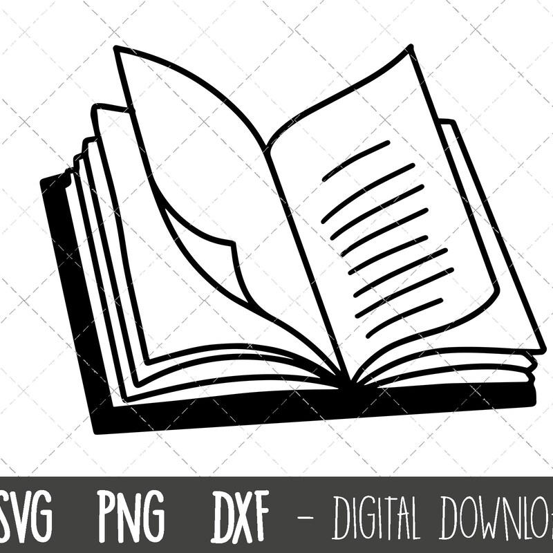 Book Svg - Etsy