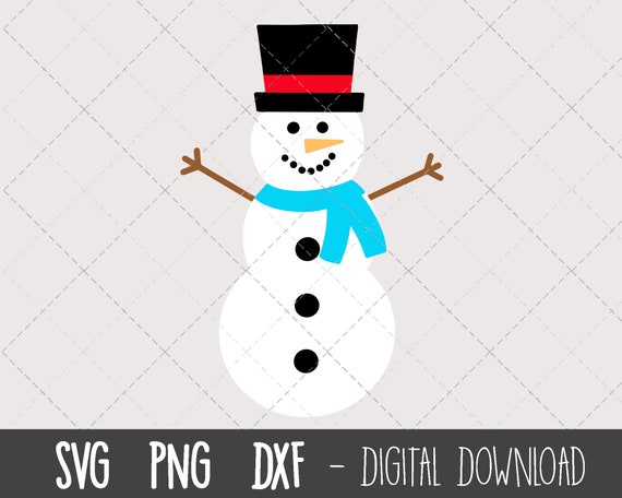 Snowman Svg Christmas Svg Snowman Face Svg File Snowman - Etsy