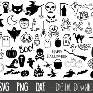 Halloween Svg Bundle, Halloween Clipart, Halloween Svg, Cute Halloween ...