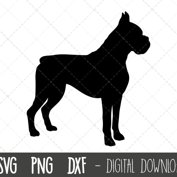 Boxer Dxf File - Etsy
