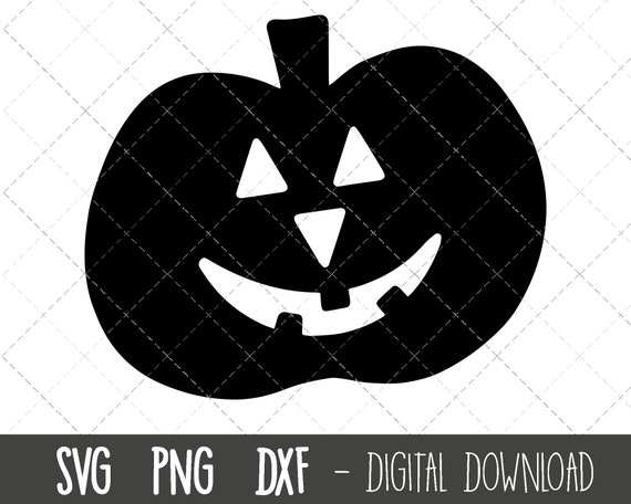 Zwart Witte Pompoenclipart Pompoen Silhouet SVG PNG, Snijden