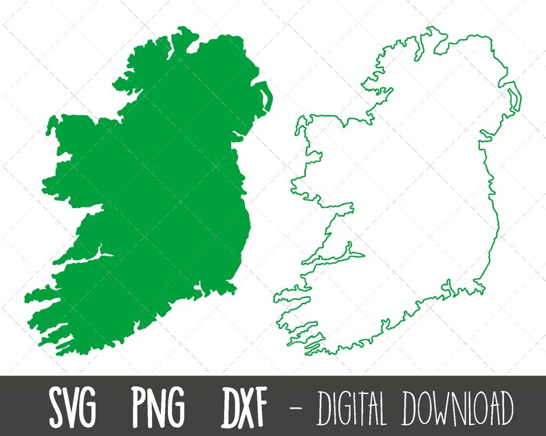 Ireland SVG, Ireland Map Svg, Ireland Map Png, Irish Map Outline Svg ...