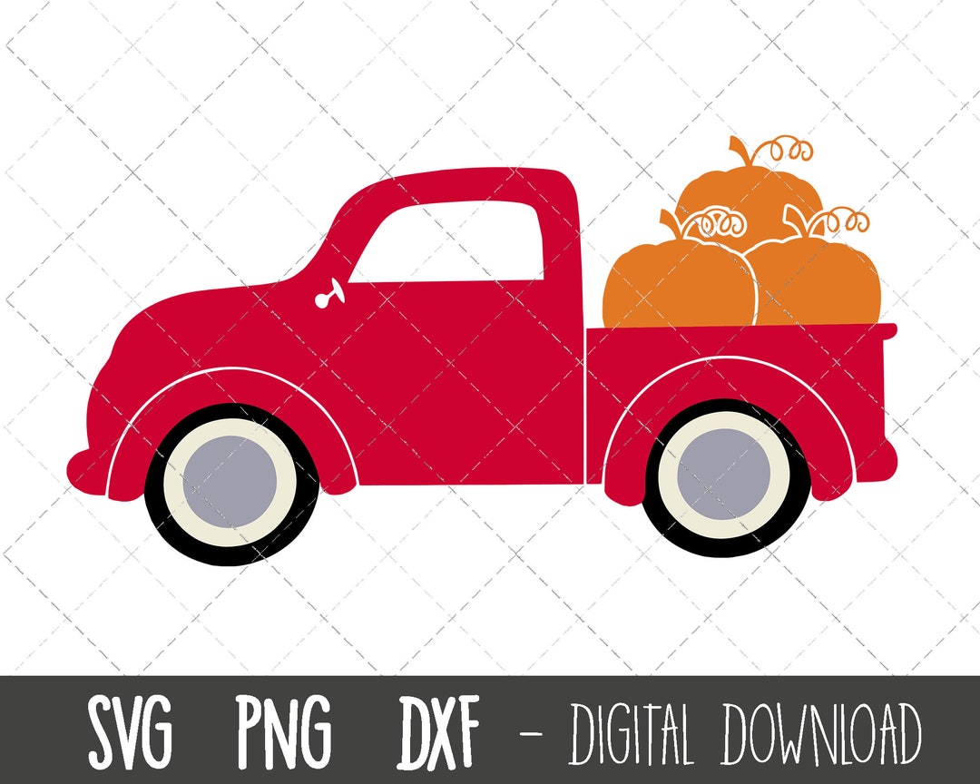 Fall Pumpkin Truck Svg, Fall Svg, Autumn Truck Svg, Pumpkin Halloween ...