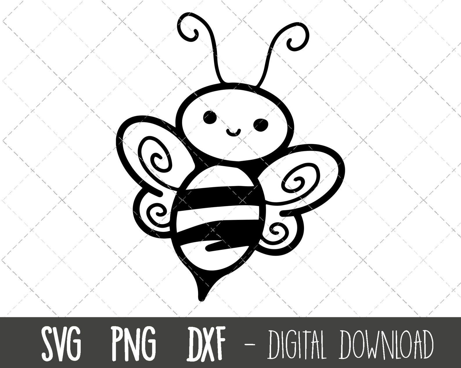 Bee SVG Bumblebee Svg Honey Bee Svg Bee Clip Art Bee Kind - Etsy