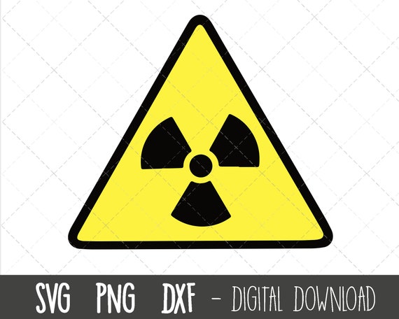 Radioactive Svg Radioactive Sign Svg Danger Signs Clipart - Etsy