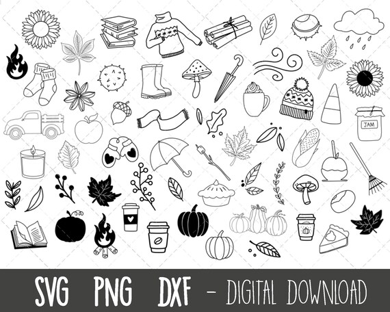 Fall SVG Bundle Autumn Svg Autumn Fall Clipart Fall Signs - Etsy