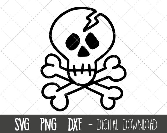 Skull and Crossbones SVG Bone Svg Skull Svg Skull and - Etsy
