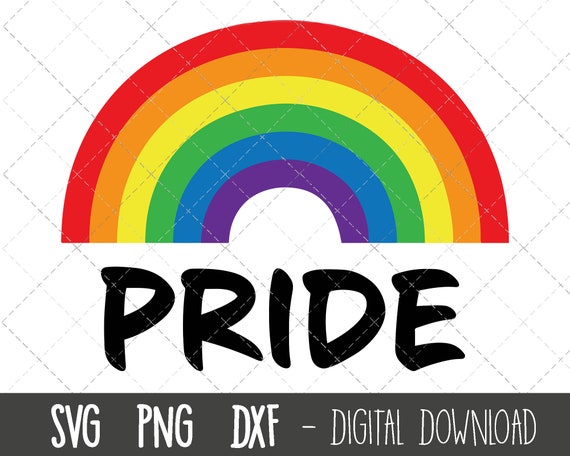 Rainbow Pride Svg Rainbow Clipart Rainbow Vector Rainbow - Etsy