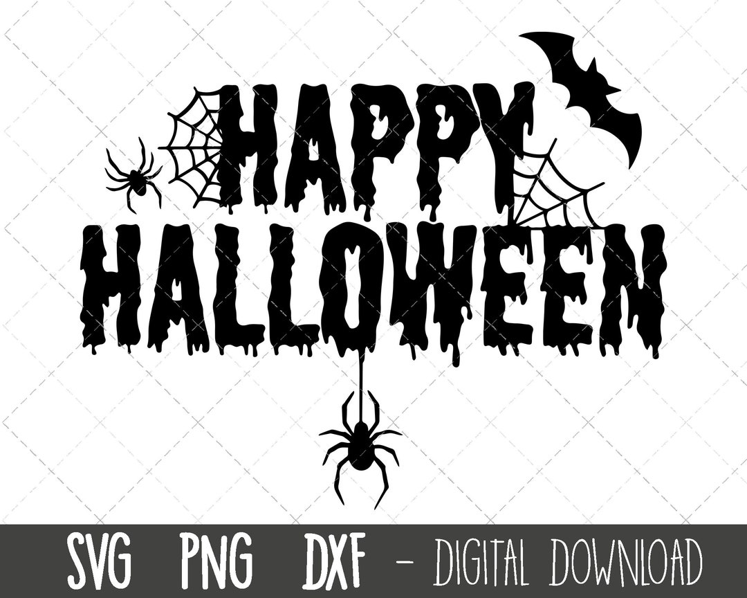 Happy Halloween SVG, Happy Halloween Clipart, Halloween Svg Bundle ...