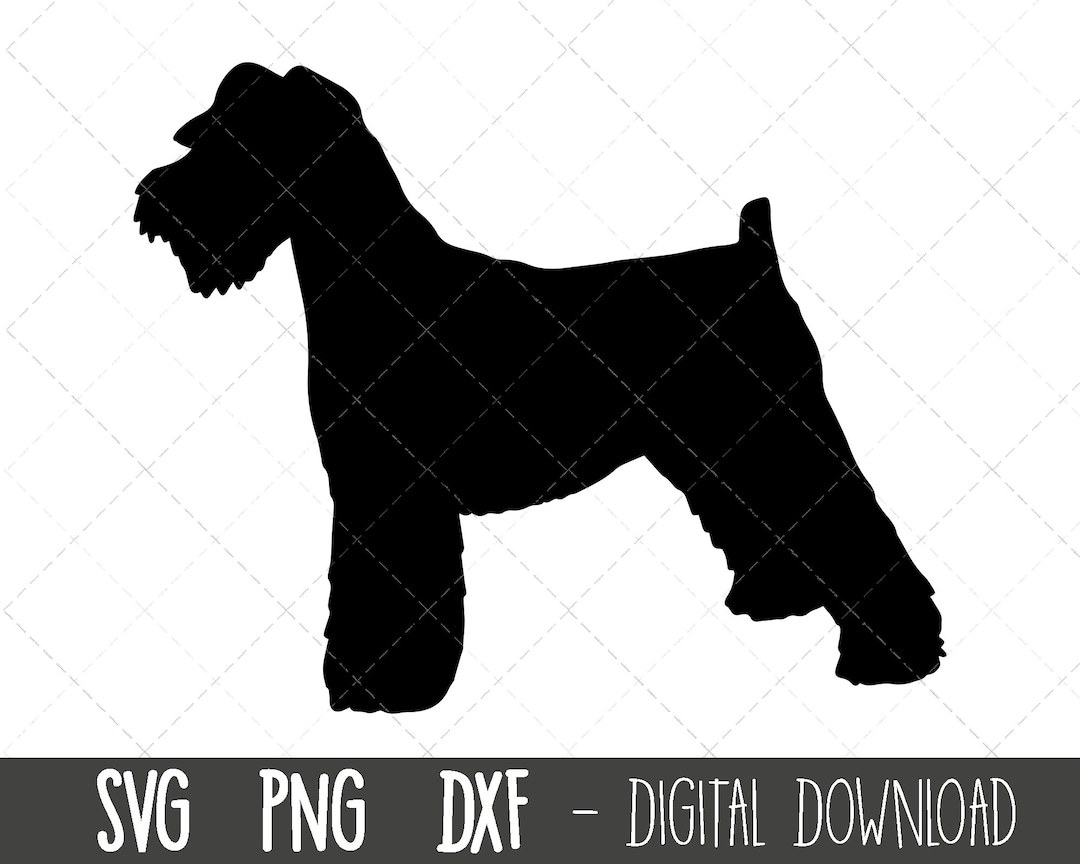 Schnauzer Svg, Dog Svg, Schnauzer Silhouette, Schnauzer Outline Png ...