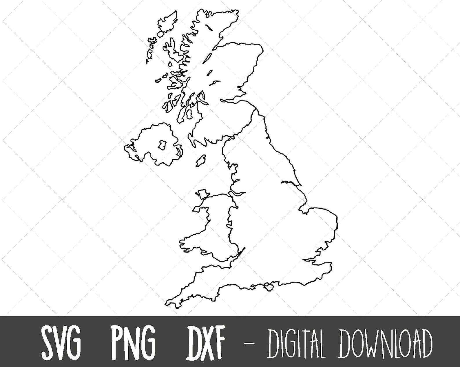 United Kingdom Svg United Kingdom Map Svg UK Map Png UK Map - Etsy UK