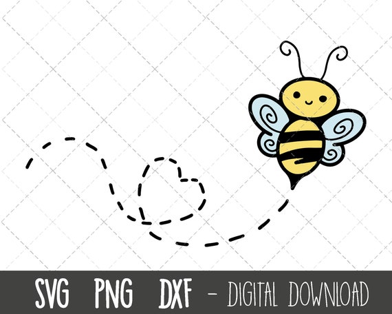 Bee SVG Bumblebee Svg Honey Bee Svg Bee Clip Art Flying | Etsy
