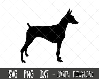 Doberman Dxf File - Etsy