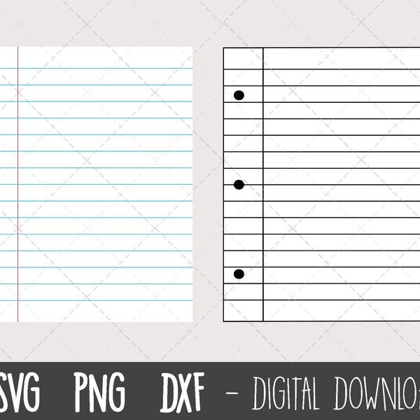 Notebook Paper - Etsy