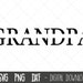 Grandpa SVG, Grandfather Svg, Grandpa Split Name Frame Svg, Grandad Svg ...