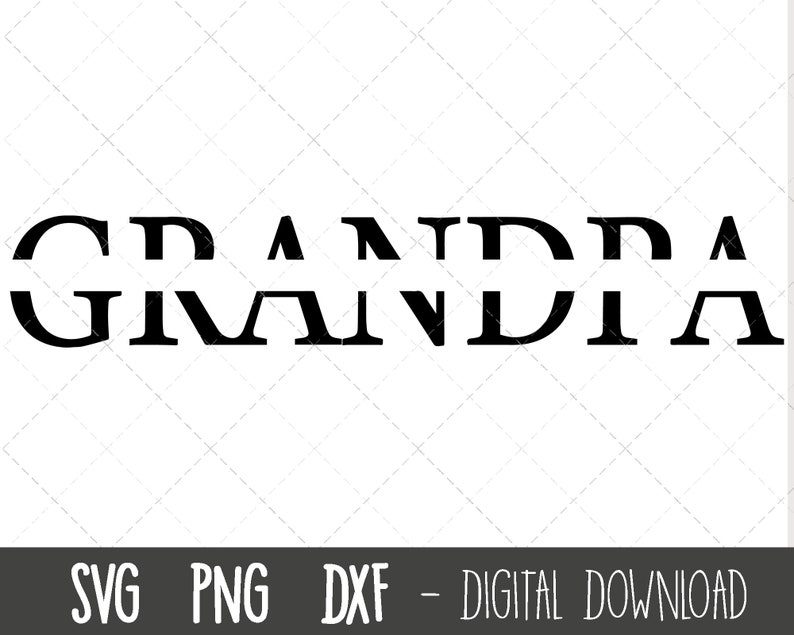 Grandpa SVG, Grandfather Svg, Grandpa Split Name Frame Svg, Grandad Svg ...