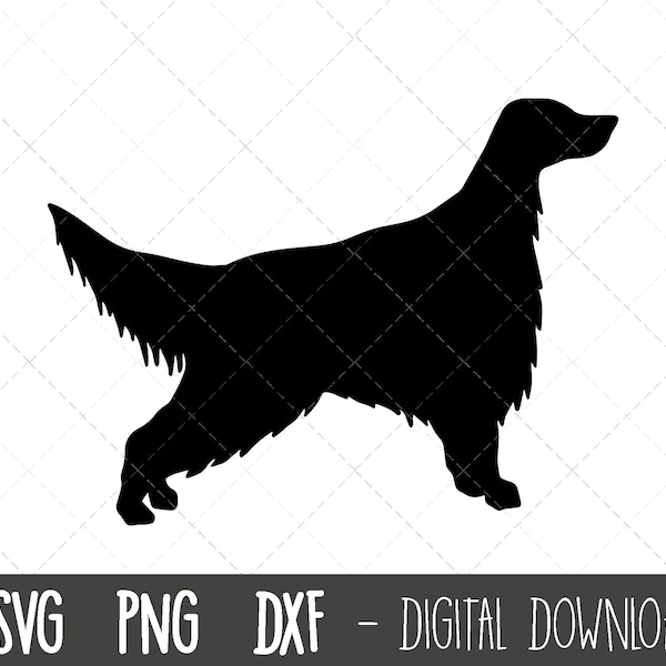 Setter Silhouette - Etsy