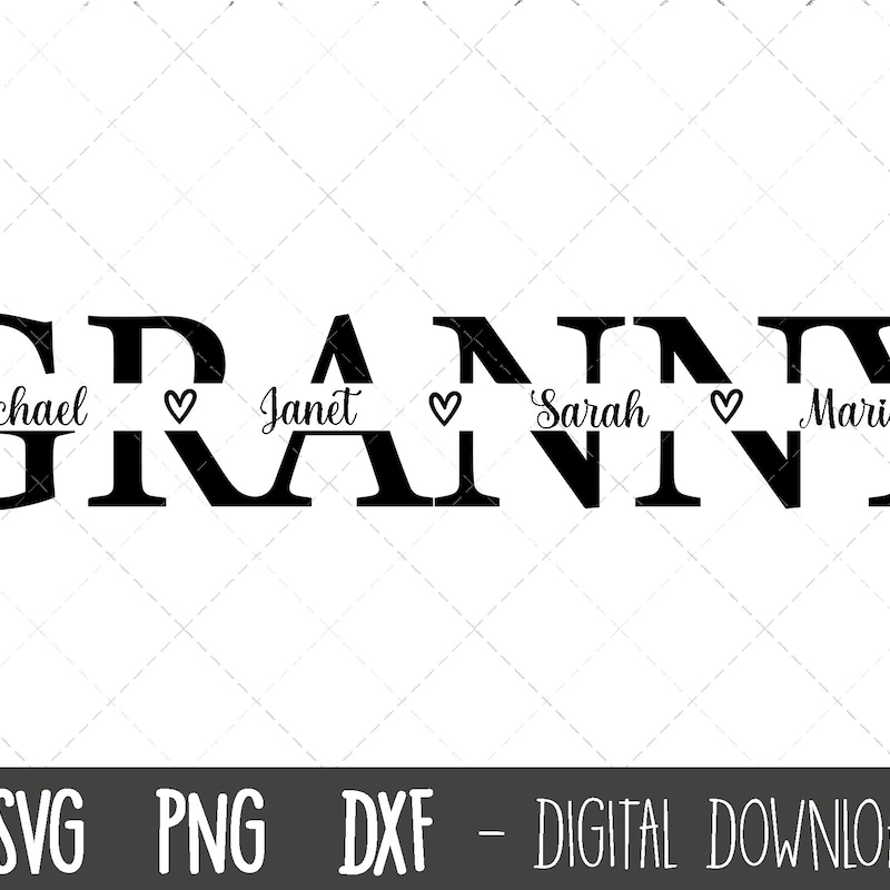 Granny Svg File - Etsy