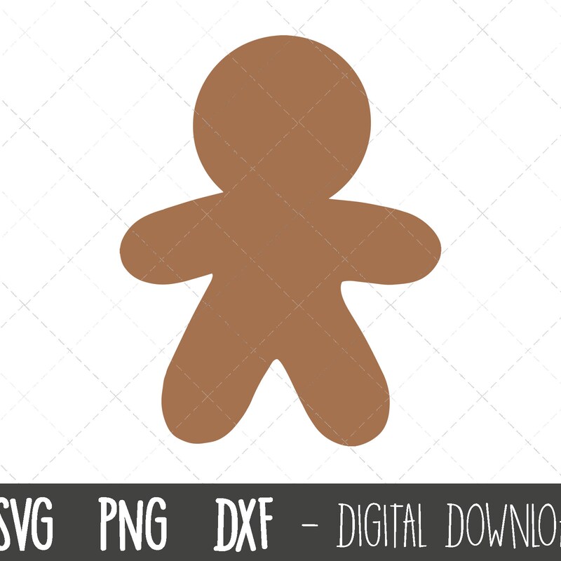Gingerbread Svg - Etsy