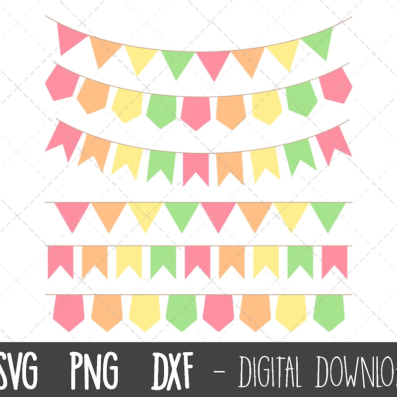 Cartoon Bunting - Etsy