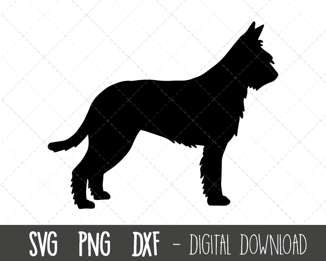 Berger Picard SVG, Dog Svg, Berger Picard Silhouette, Berger Picard ...