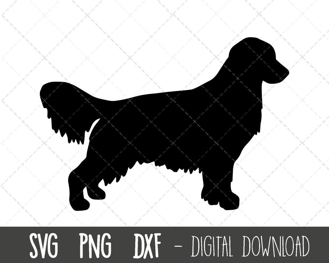 Golden Retriever Svg, Dog Svg, Golden Retriever Silhouette, Golden ...