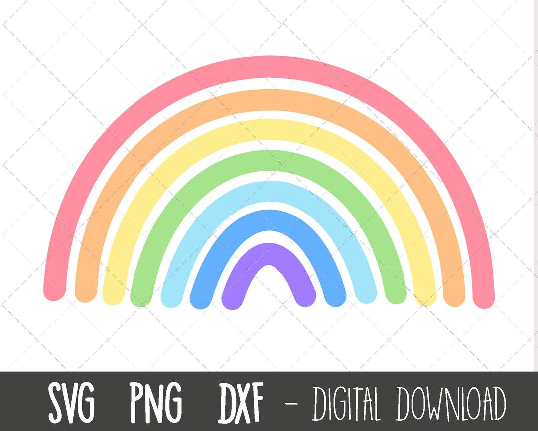Rainbow Svg, Rainbow Clipart, Rainbow Vector, Rainbow Png, Rainbow ...