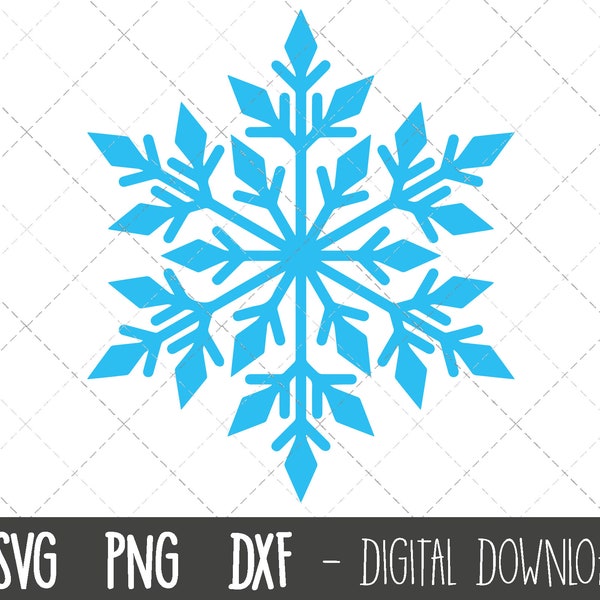 Snowflake Svg - Etsy