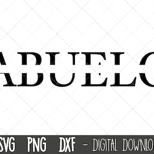 Abuelo SVG, Grandfather Svg, Abuelo Split Name Frame Svg, Papa Svg ...