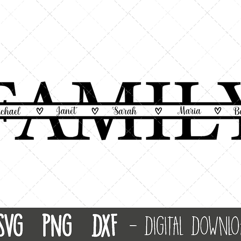 Family Svg - Etsy