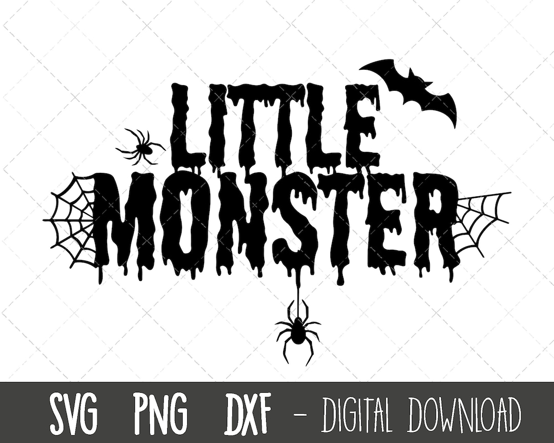 Little Monster Svg, Halloween Svg Shirt, Monster T-shirt, Halloween ...