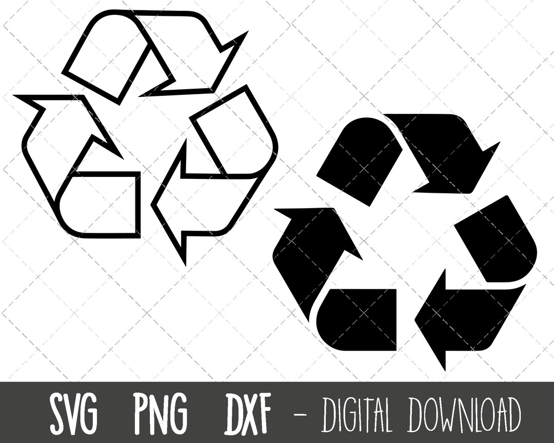 Recycle Symbol Svg, Recycle Svg, Recycling Clipart, Recycling Png, Dxf ...