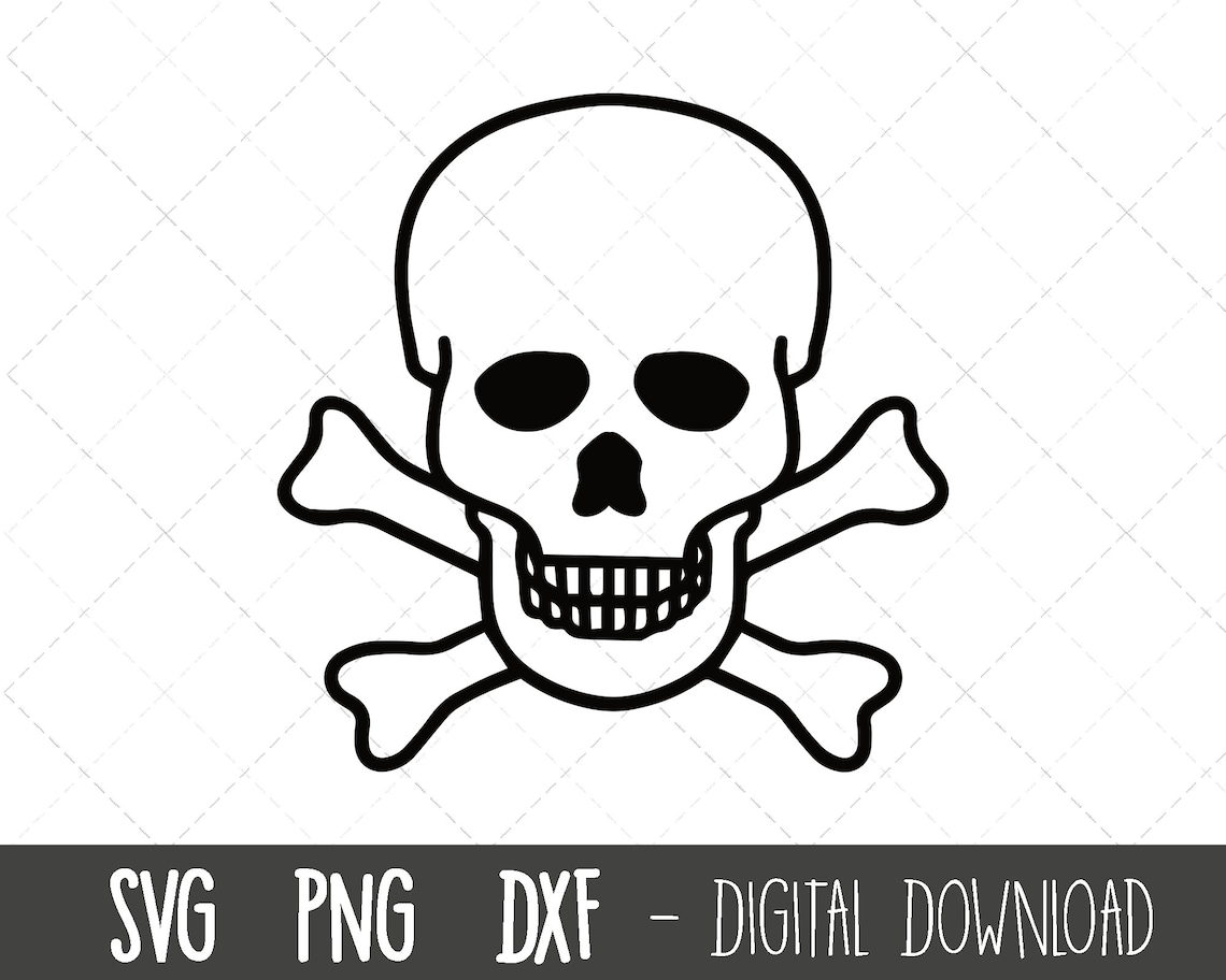 Skull and Crossbones SVG Poison Svg Skull Svg Human - Etsy