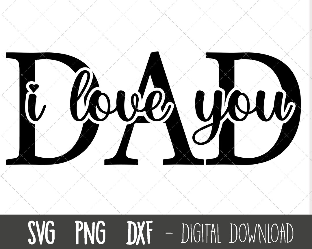 Dad SVG, Father Svg, Father's Day SVG, Dad Split Name Frame Svg, Dad ...