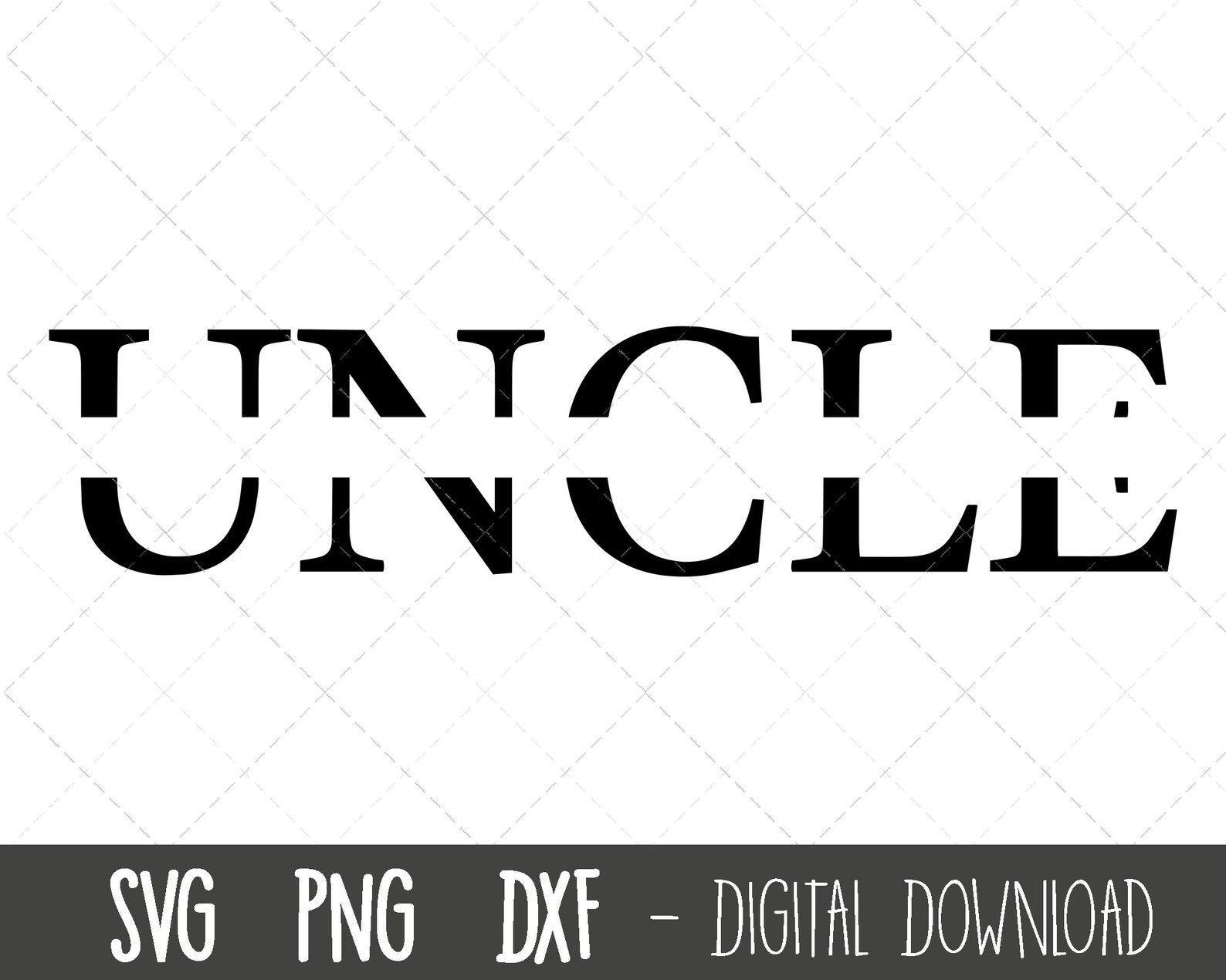 Uncle SVG, Best Uncle SVG, Uncle Split Name Frame Svg, Uncle Cut File ...