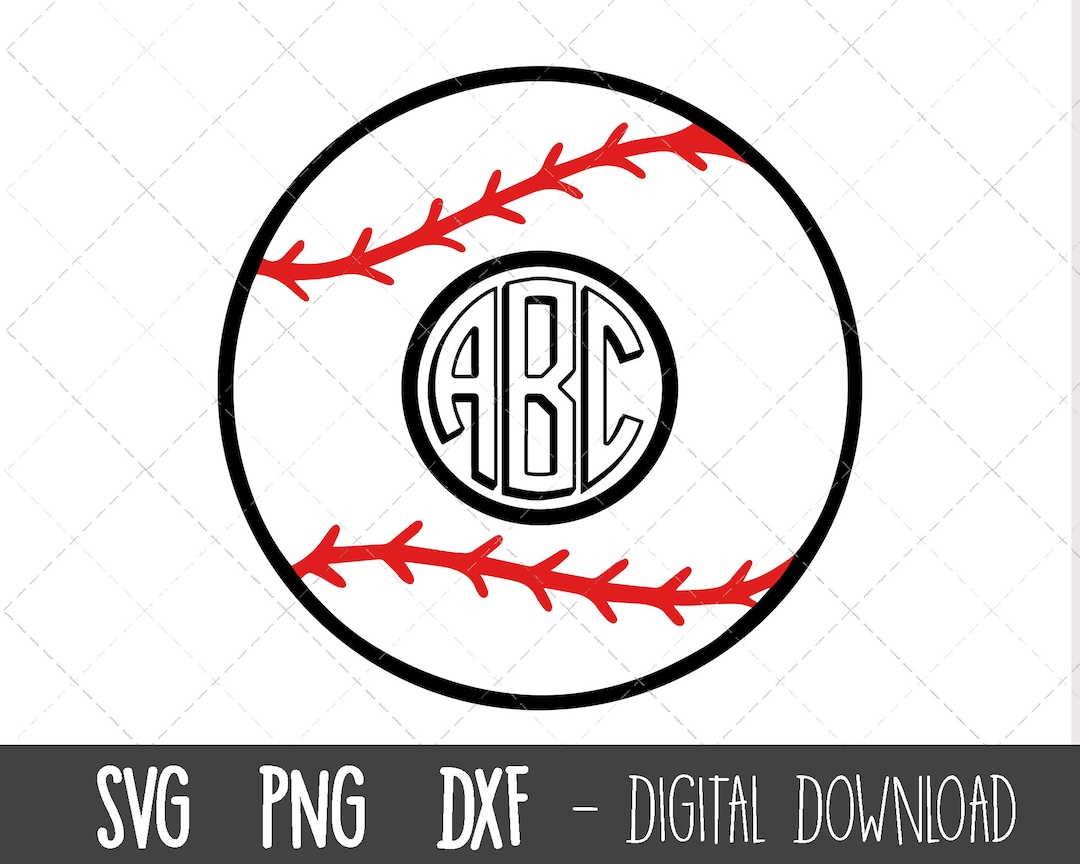 Baseball Svg, Baseball Monogram Svg, Sports Svg, Ball Svg, Baseball ...