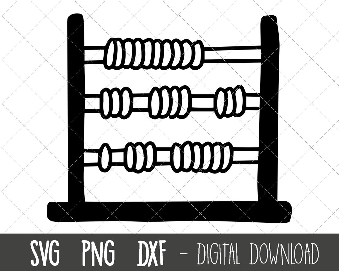 Abacus Svg, School Svg, 123 Svg, Pre-school Svg, Abacus Png, Toy Svg, School Clipart, Dxf ...