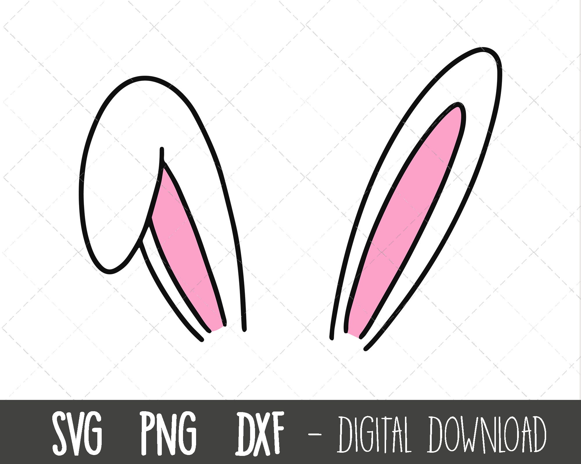 Bunny Ears SVG Easter Svg Easter Svg Bunny Png Rabbit | Etsy